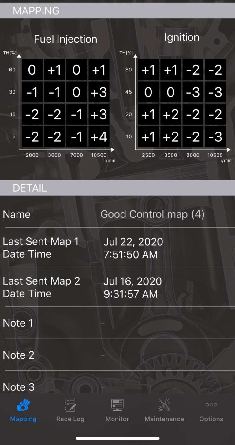 Optional 2020-2021 Yamaha YZ450F Maps – Keefer, Inc. Tested