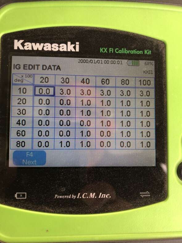 Optional 2021-2022 Kawasaki KX450 Maps – Keefer, Inc. Tested