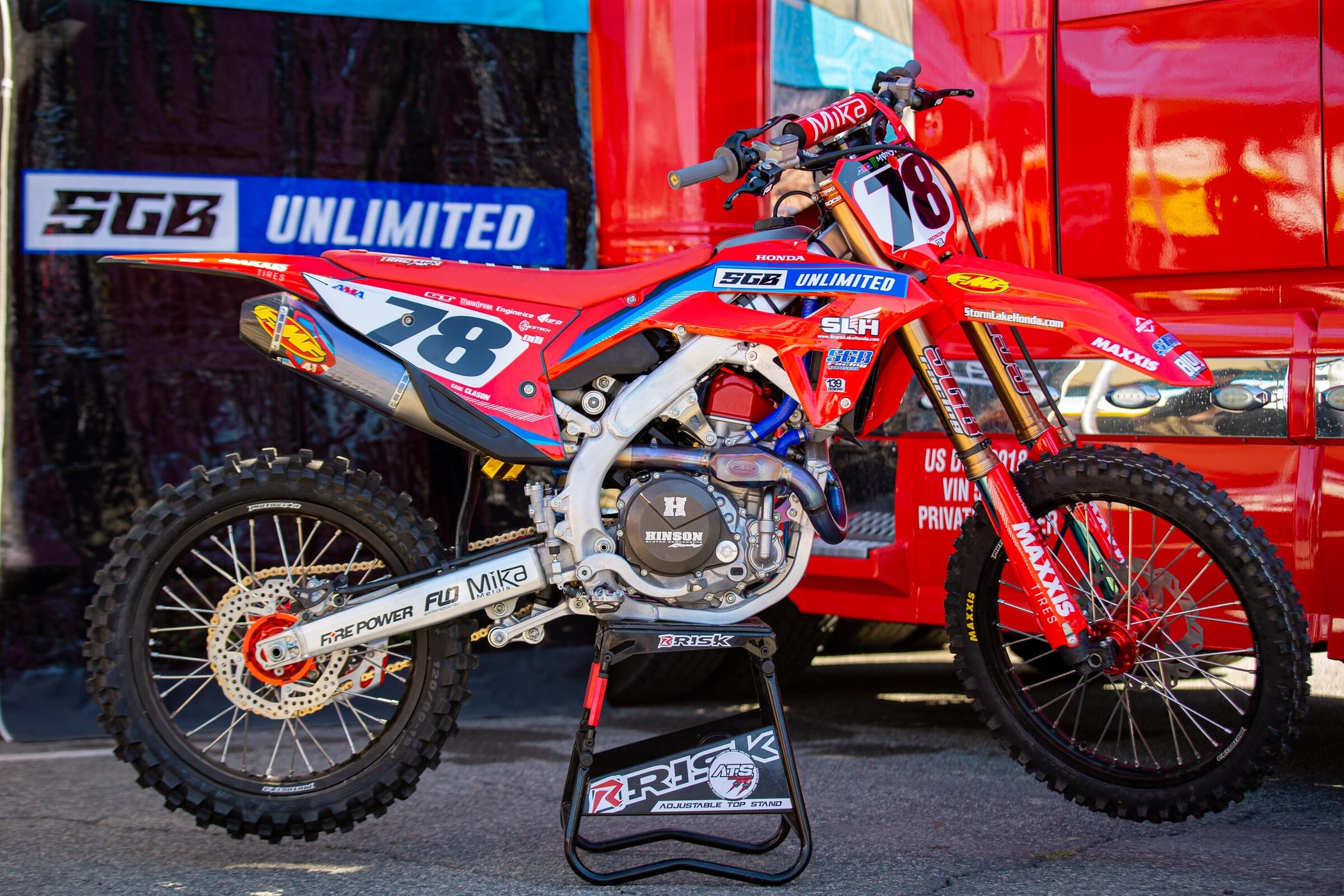 Inside The SGB Unlimited CRF450R Honda Of Cade Clason - Keefer, Inc. Tested