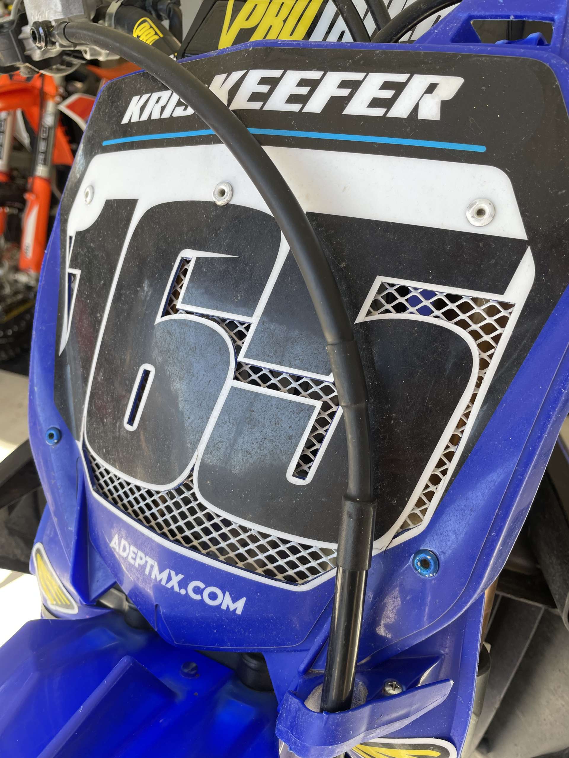 Anchor Tape Co. Vented Front Number Plate (Yamaha YZ450F) – Keefer, Inc ...