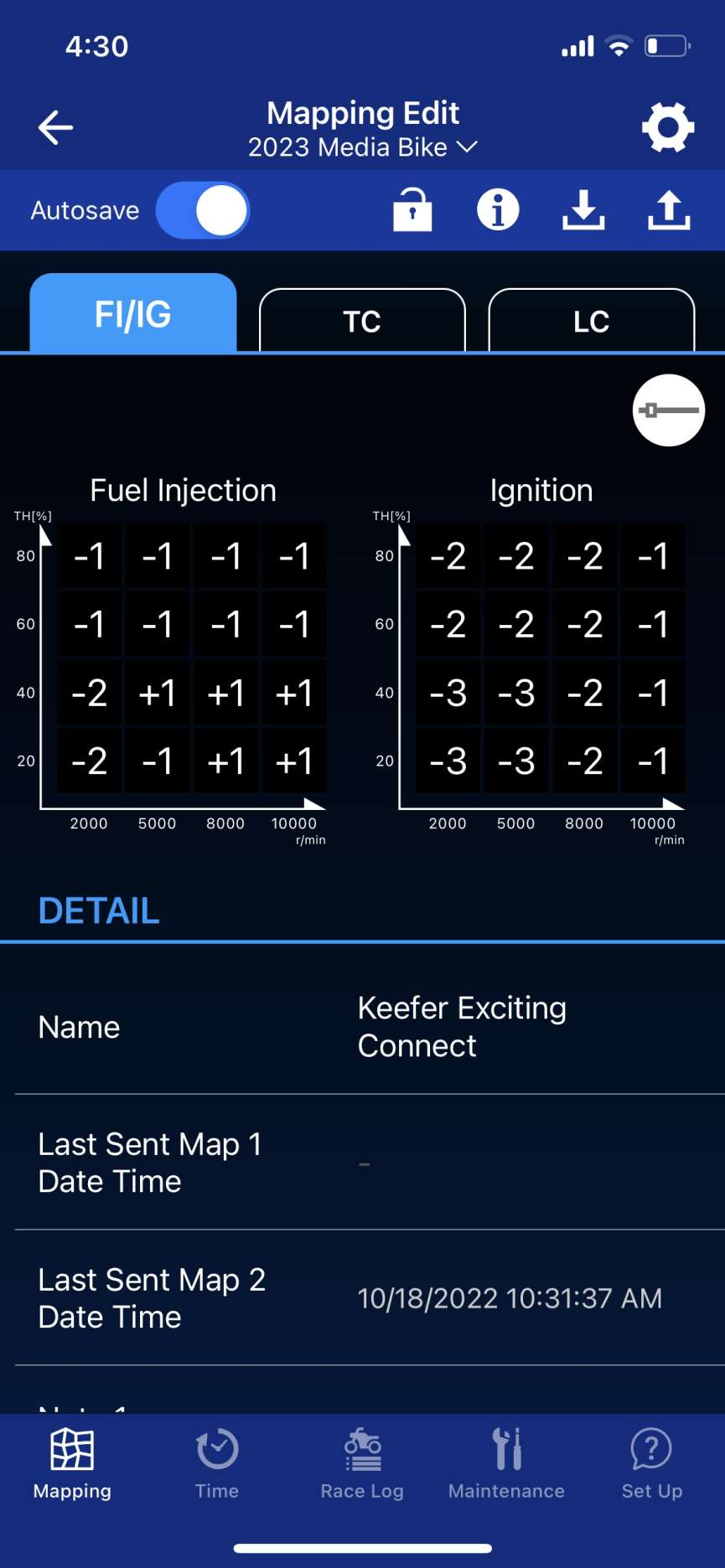 2023 Yamaha YZ450F Optional Power Tuner Maps – Keefer, Inc. Tested