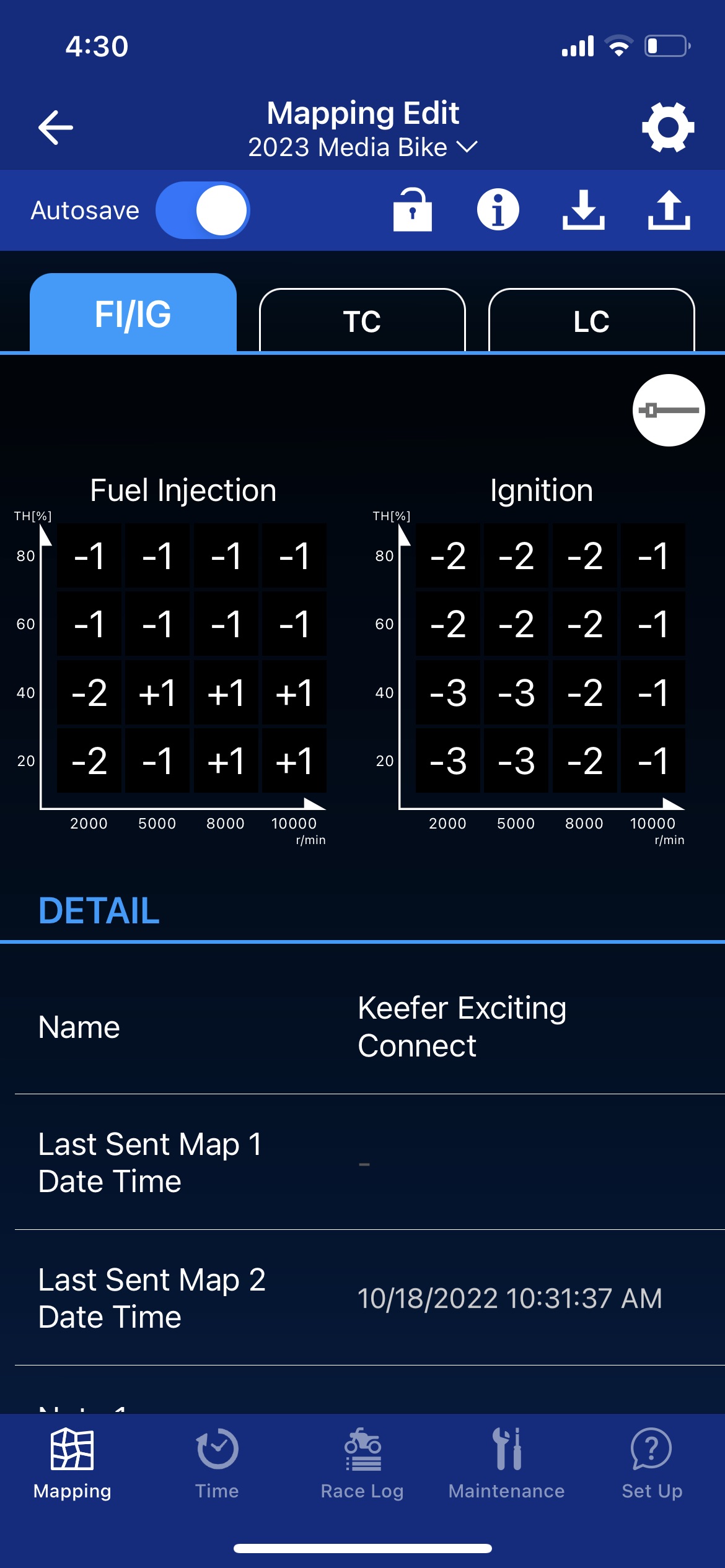 2023 Yamaha YZ450F Optional Power Tuner Maps – Keefer, Inc. Tested