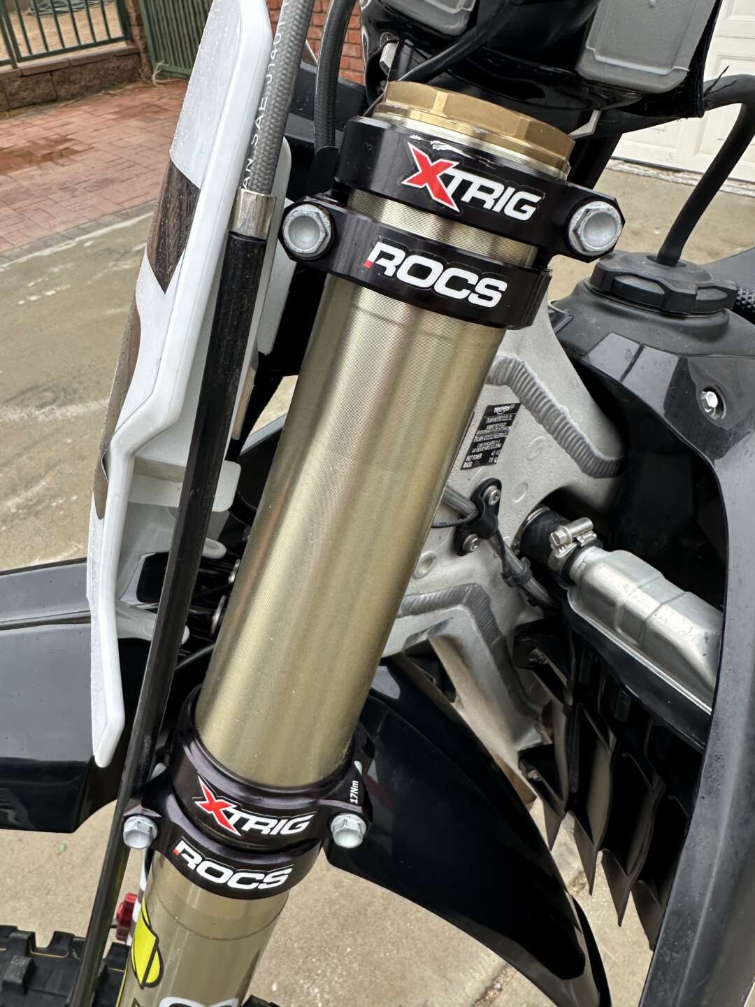 X-Trig ROCS Tech Triple Clamps (Triumph TF-250-X/TF-450 RC Edition ...